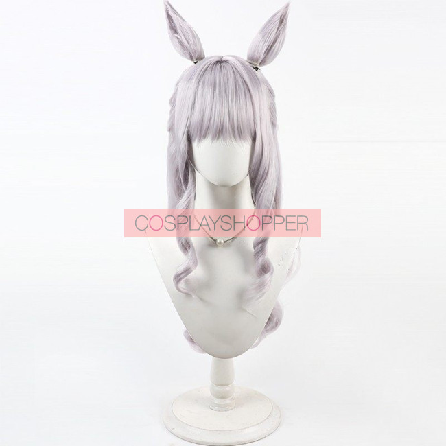 Purple 60cm Uma Musume Pretty Derby Gold Ship Cosplay Wig for Sale