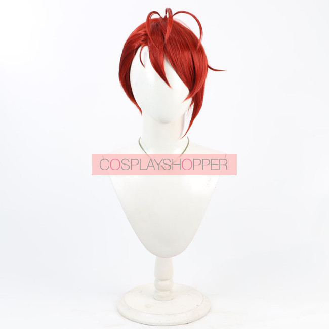 Red 30cm Disney: Twisted-Wonderland Riddle Cosplay Wig for Sale